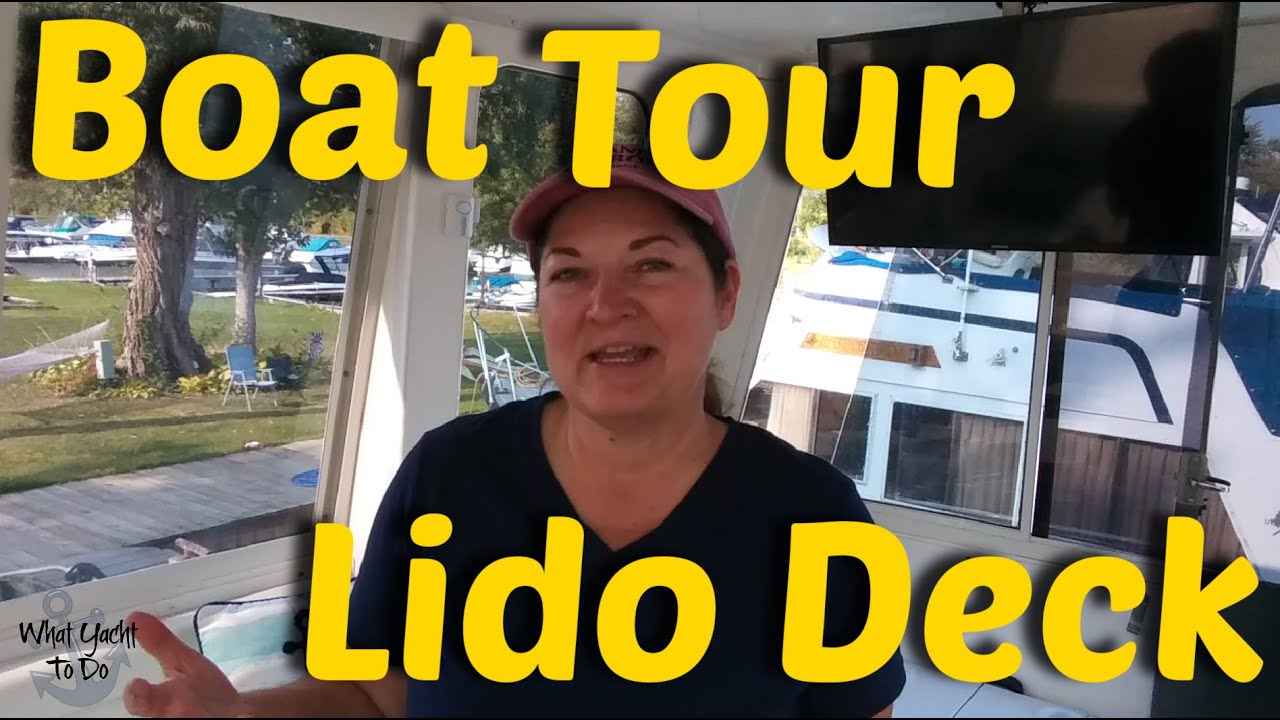 1999 Carver 504 Motor Yacht Boat Tour: Lido Deck | What Yacht To Do ...