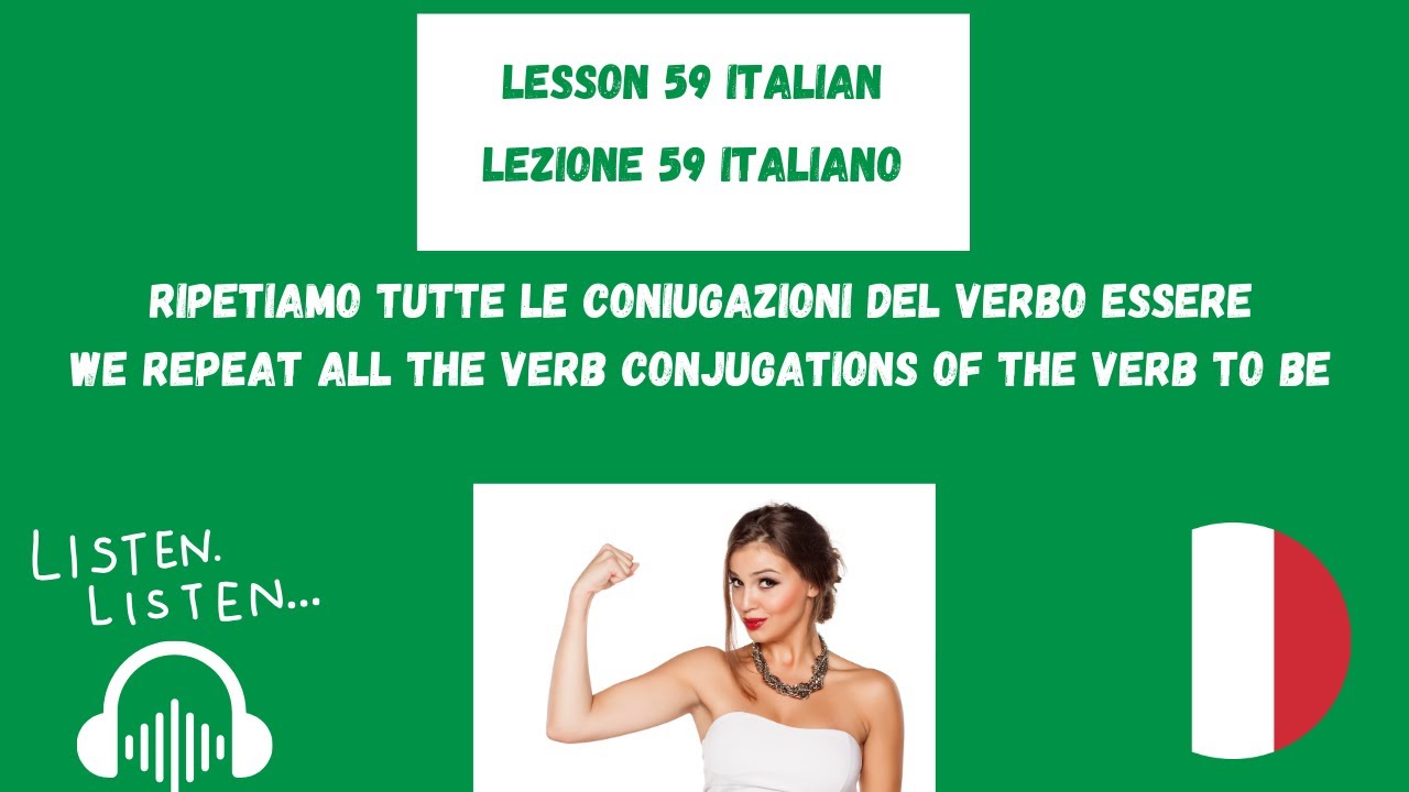 Verb to Be in Italian All Conjugation | Verb Essere Conjugation | Learn ...