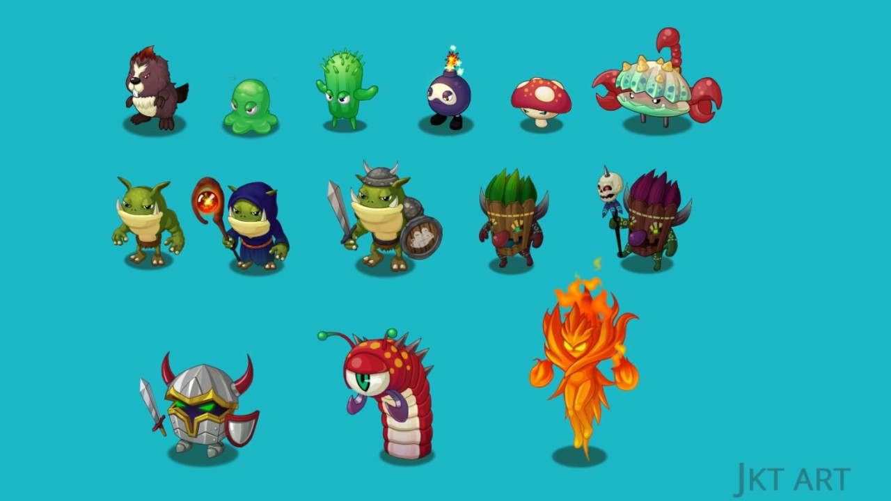 UNITY ASSET STORE : Fantasy monster pack 1 - YouTube