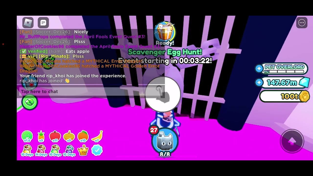 How go in The New Secret World in Pet sim 1 Area - YouTube