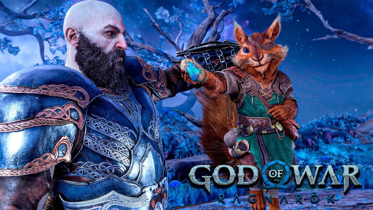 Kratos Conoce a LA ARDILLA RATATOSKR en GOD OF WAR RAGNAROK #10 - YouTube