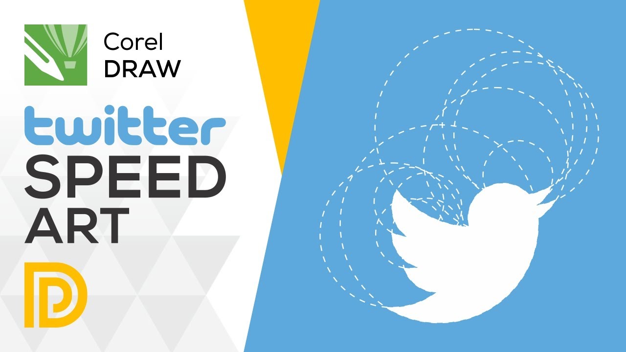 Recreate Famous Logo Challenge - Twitter (Redraw with Circles) - Speed ...