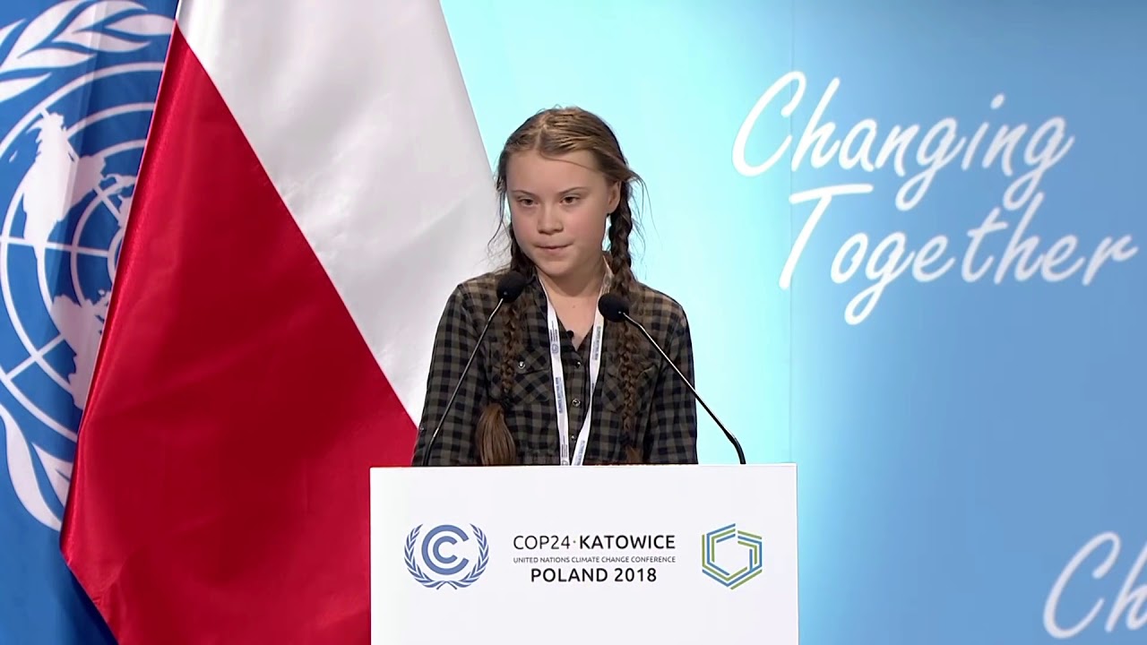 UN COP24 - Discurso de Greta Thunberg (com legendas) - YouTube