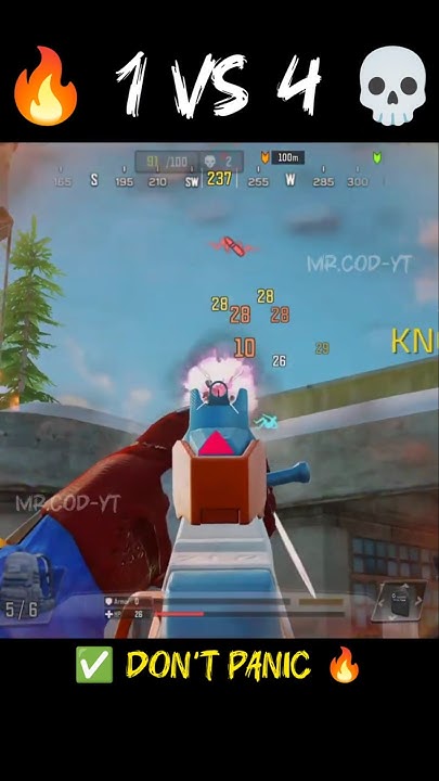 Clean🔥1 vs 4💀Settings in CODM BR💯🔥Codmobile🤕CODM Pro Setting #shorts #codmbr #codm #ff #cod ...