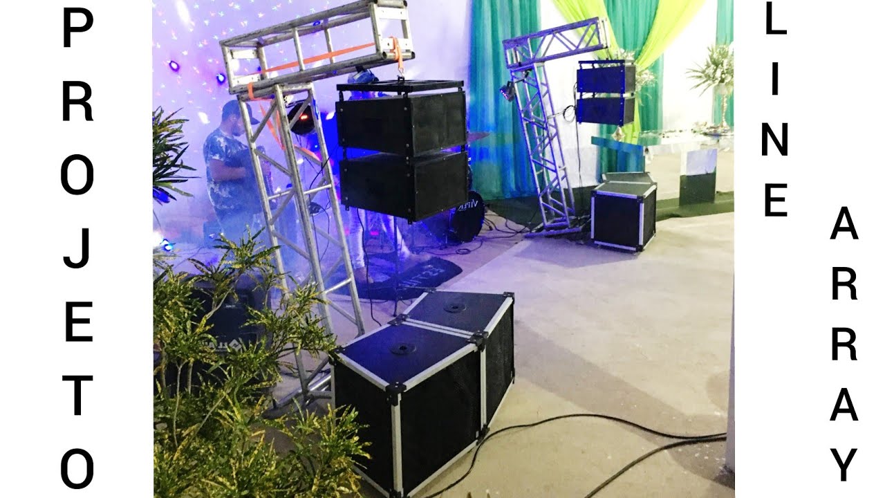 Line array 8 polegadas - YouTube