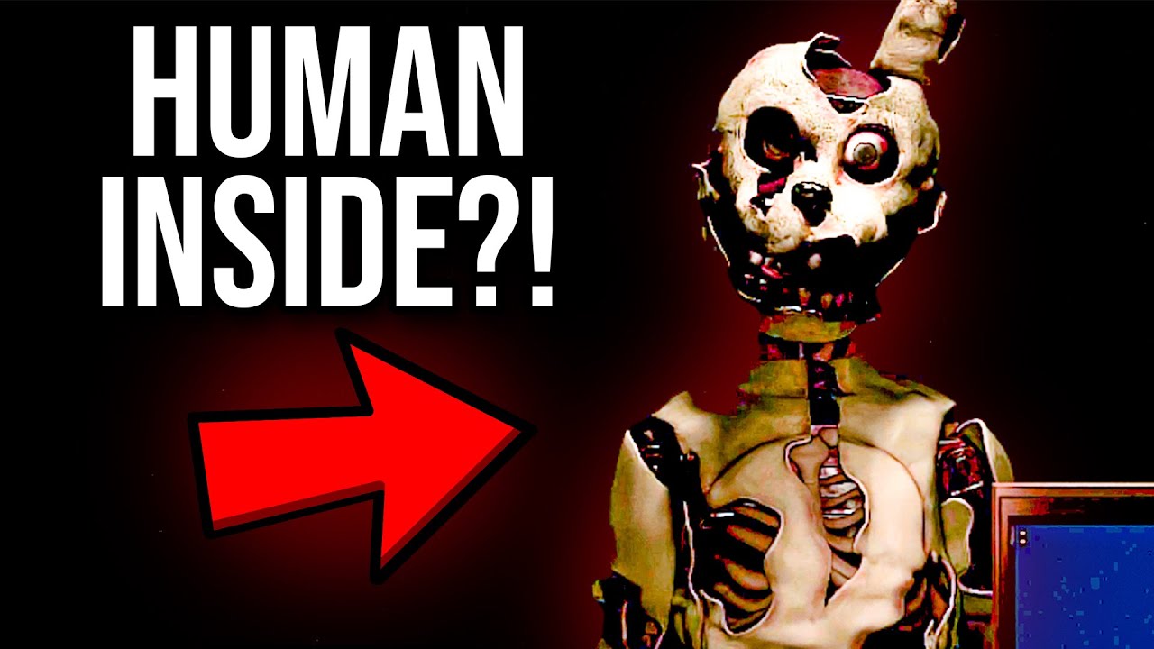 I Found a HUMAN Inside This FNAF Animatronic… WTF?! - YouTube