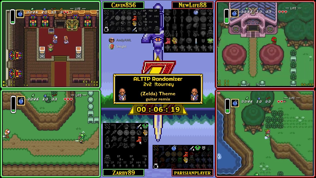 2v2 LTTP Randomizer race - YouTube