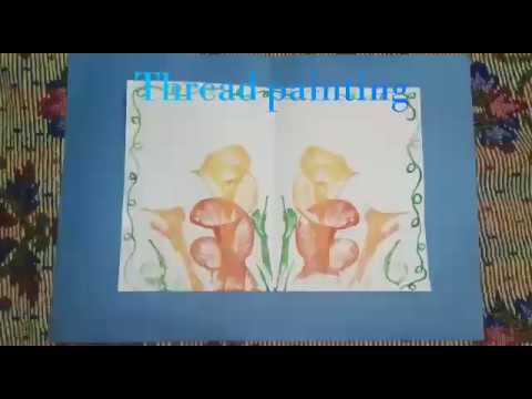 Thread painting - YouTube