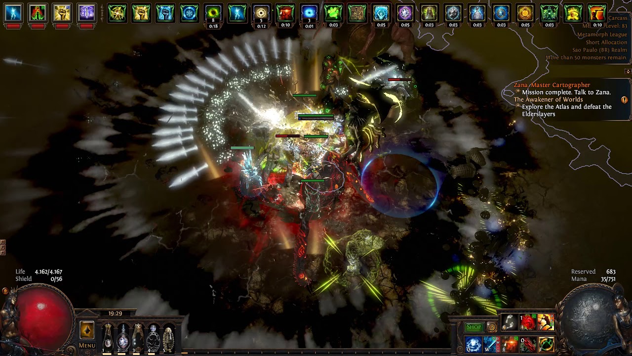 Path Of Exile | 3.9 SkInS Raider - Frost Blade Metamorph T16 - YouTube