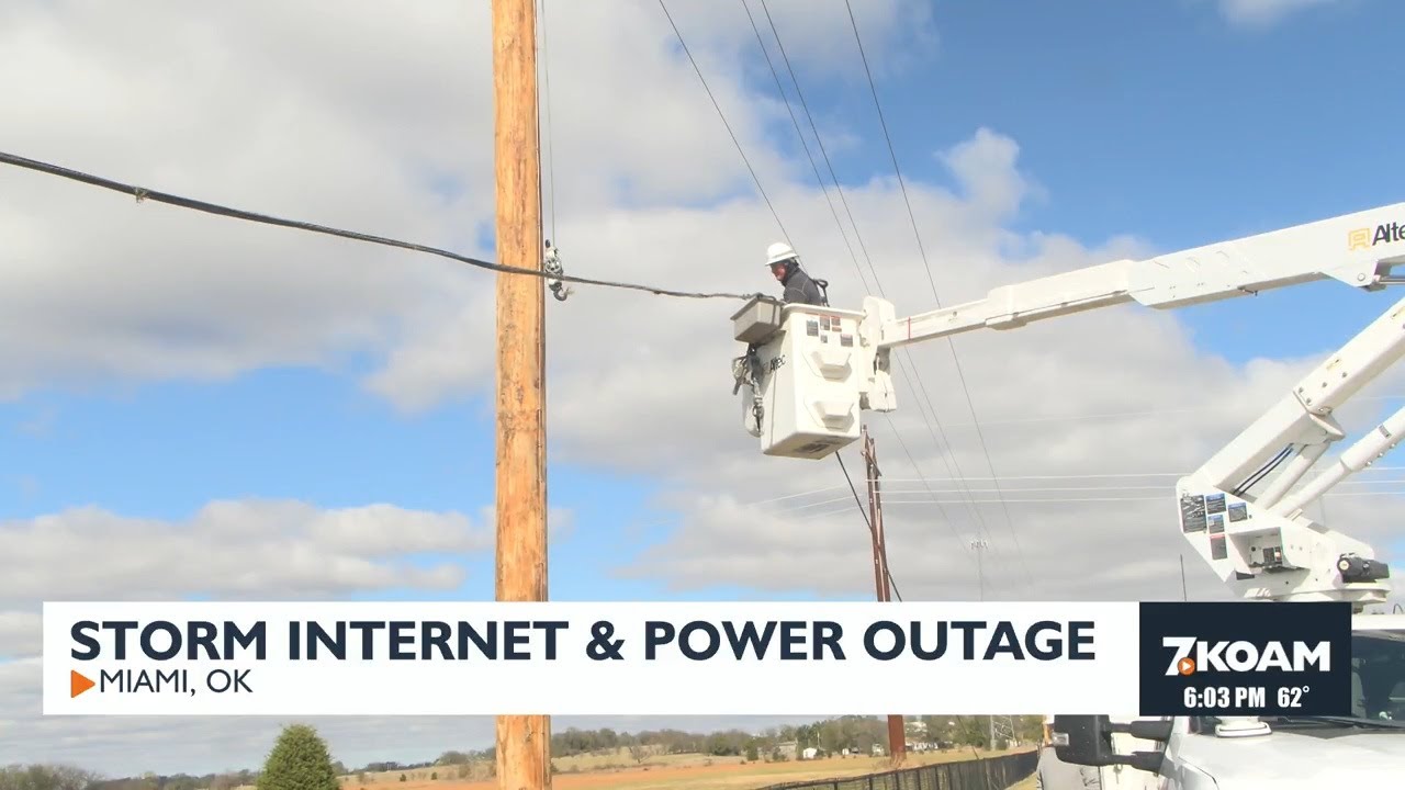 Storm internet and power outages - YouTube