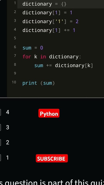 Python Quiz Shortsfeed Python Learnpython Education Shortfeed Coding Shorts Pythonquiz