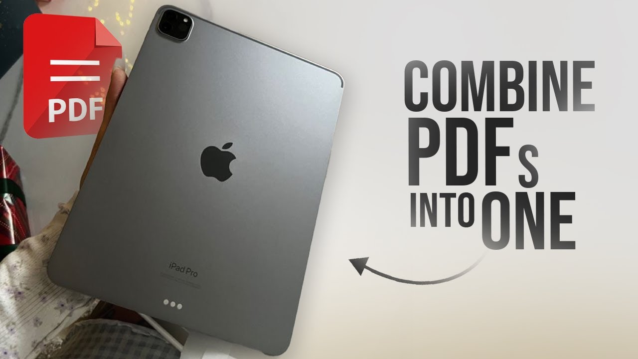 How to Combine Multiple PDF Files into One on iPad (tutorial) - YouTube