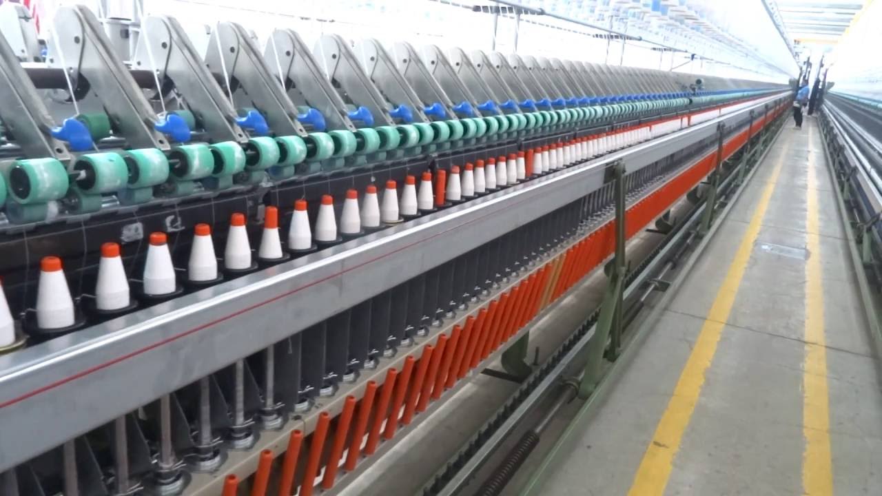 STM - Marzoli NSF4 Ring Spinning Machines For Sale 2/3 - YouTube