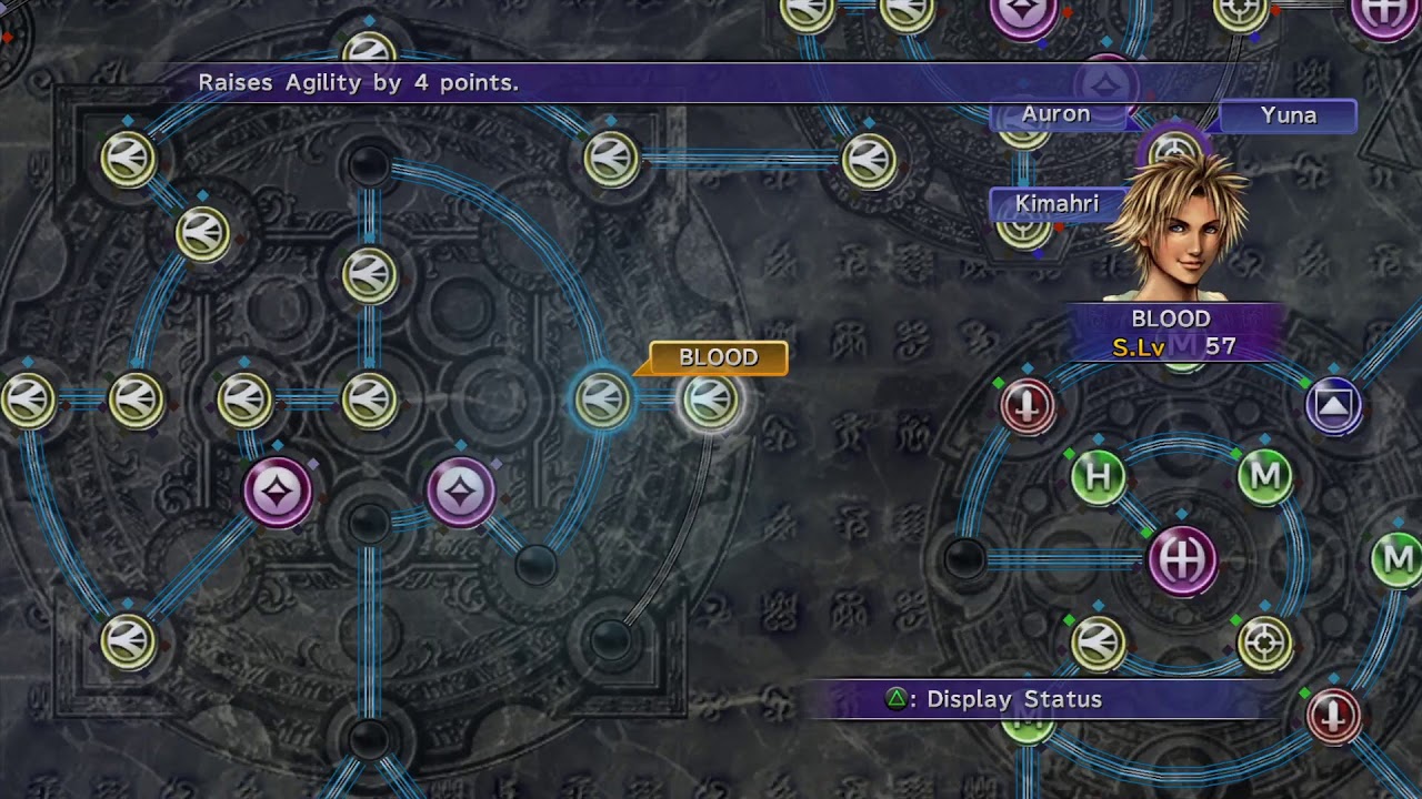 Final Fantasy X Farming Sphere Grid - YouTube