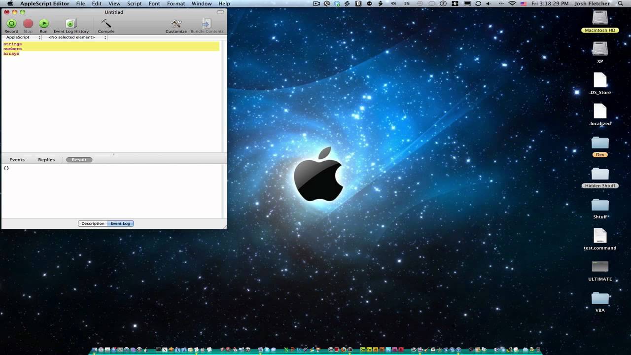 Tell Blocks and Variables (Applescript Tutorial 1) - YouTube