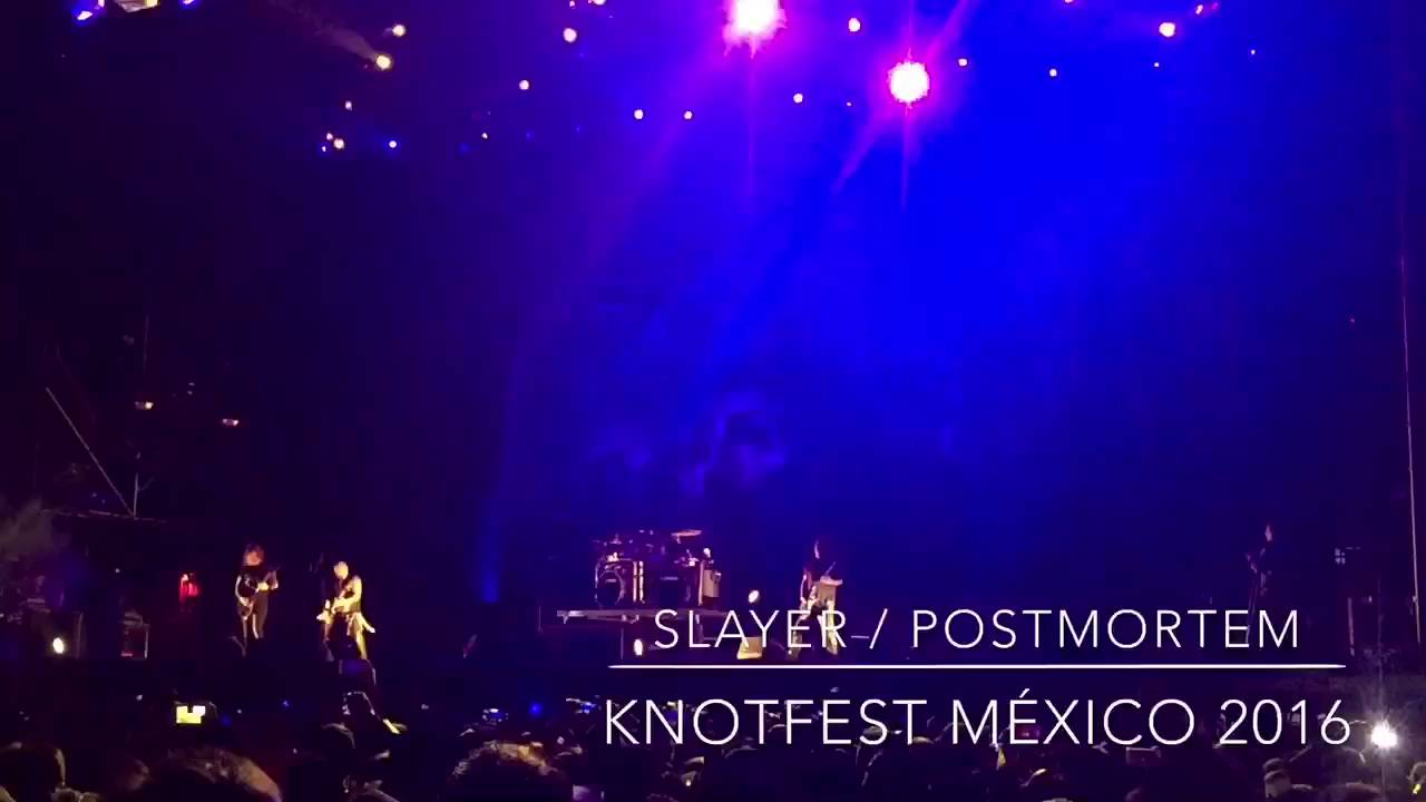 Slayer, Postmortem; live at Knotfest Mexico 2016 - YouTube