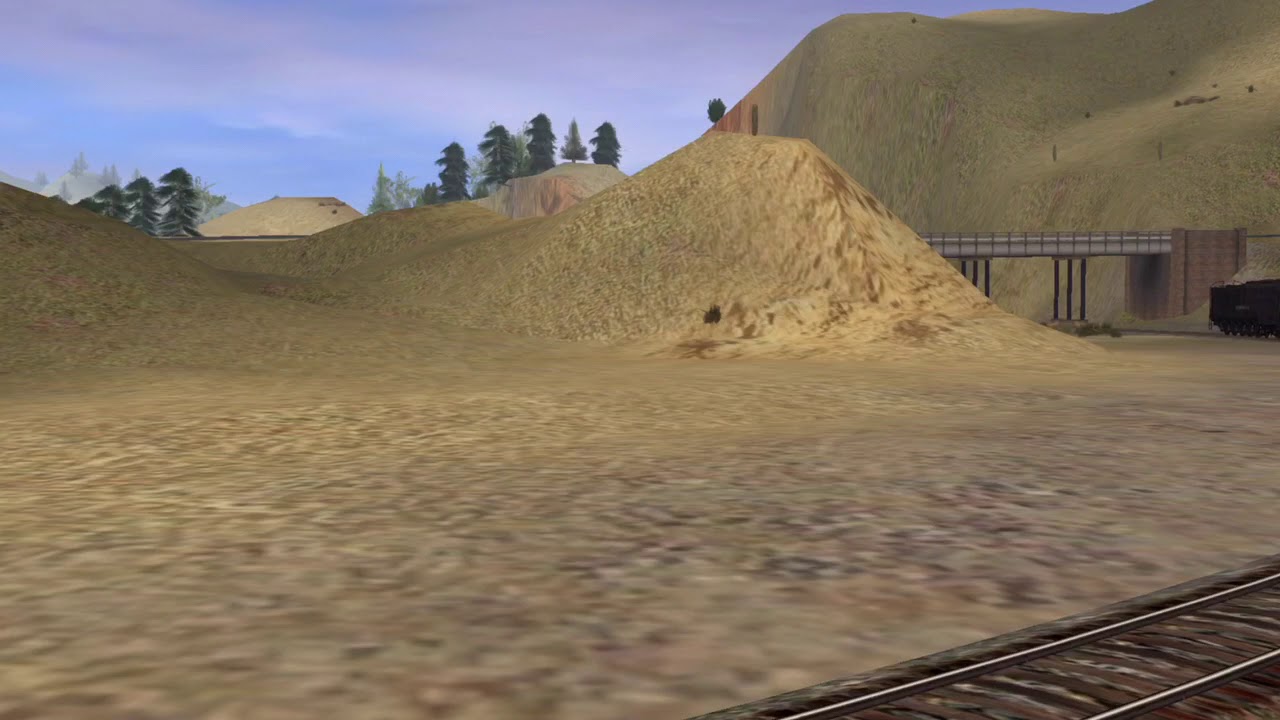 Trainz 2- Rio Grande 303 moves UP Gas Turbine 18 - YouTube