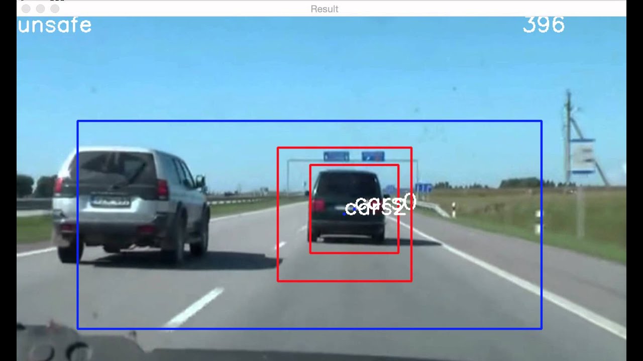 Car Tracking And Labeling With Python Opencv Youtube