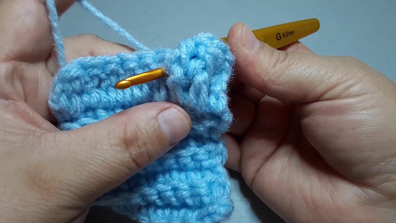 How to do the front post, back post (fp, bp)Easy😎 - YouTube