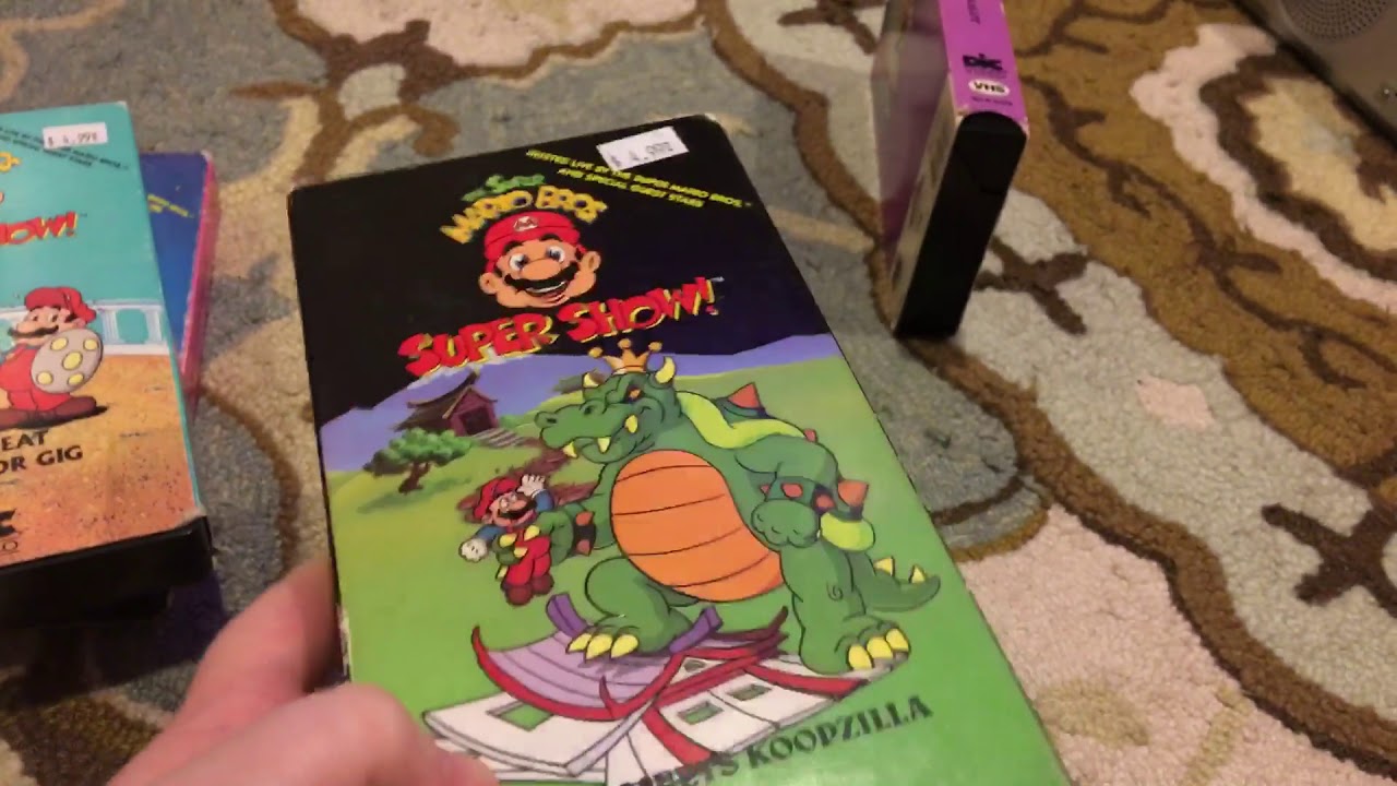 My Super Mario brothers VHS collection - YouTube