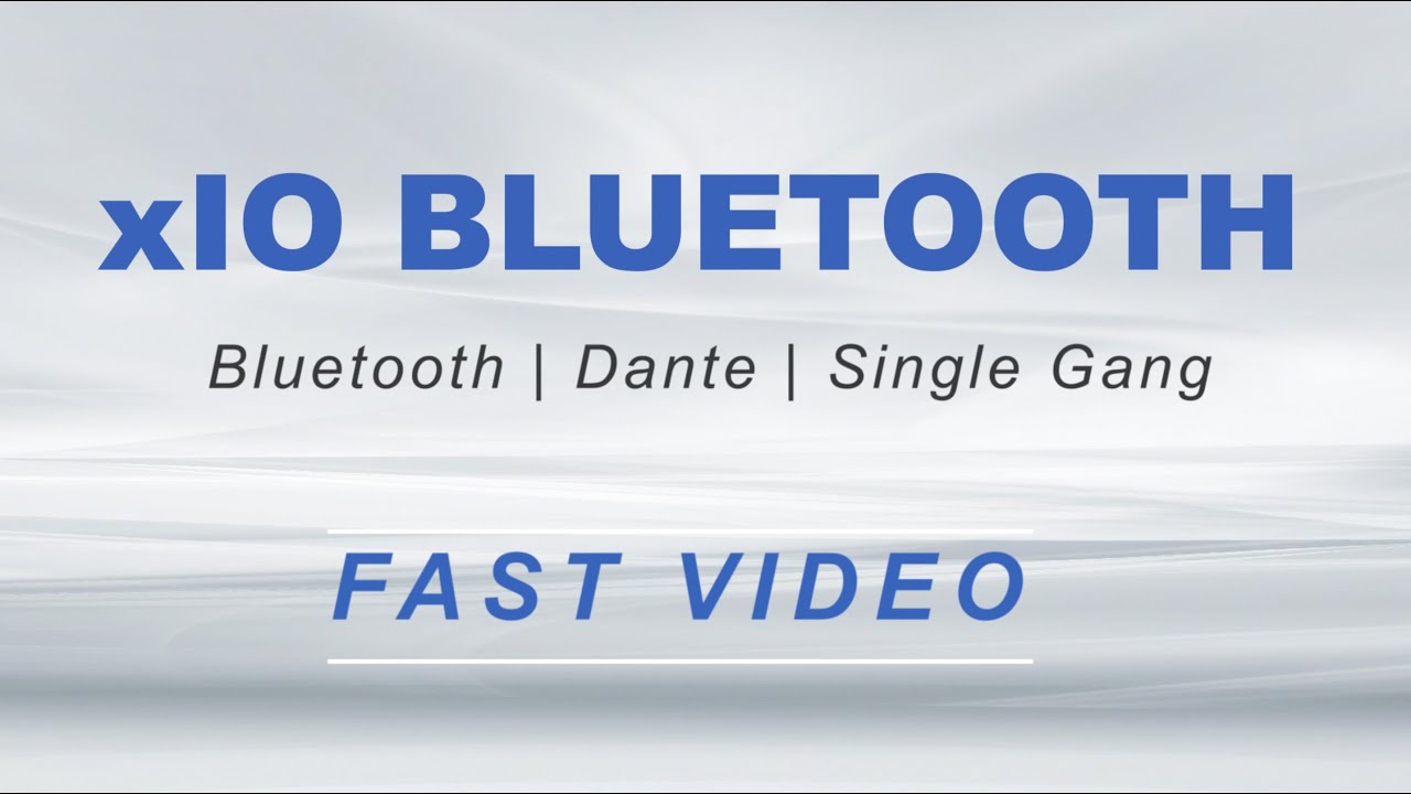 Introducing xIO Bluetooth - YouTube