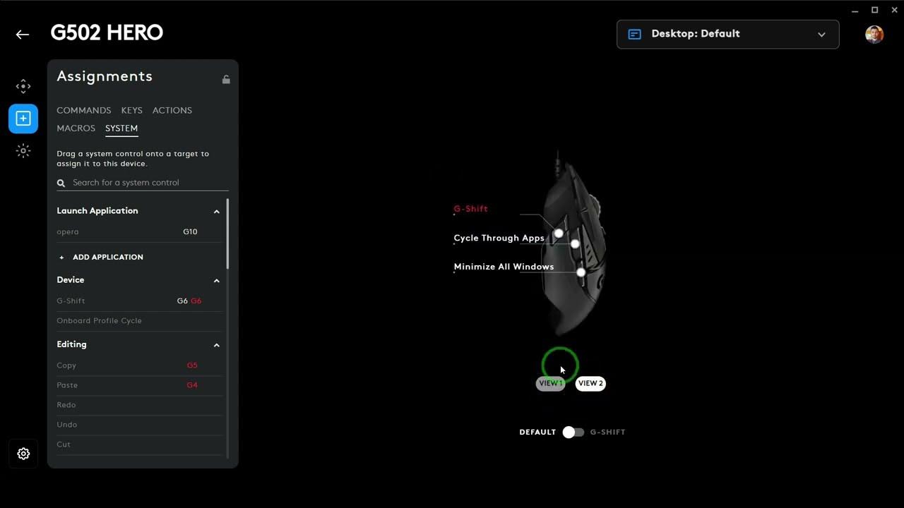 Logitech G Hub Software G502 Hero Button Customization Tutorial & G Shift Feature - YouTube