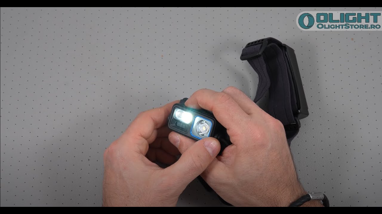 Lanterna Frontala Olight Array 2s - Manual video - YouTube