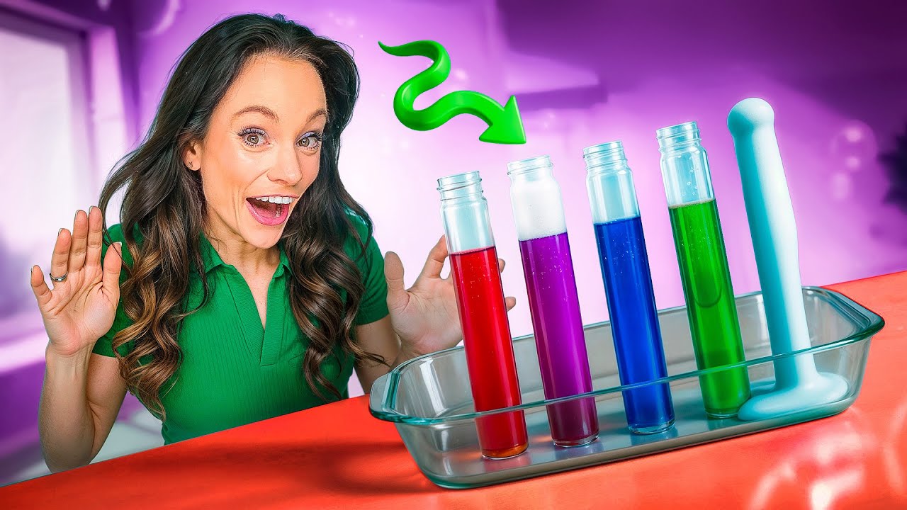 Rainbow Potions - Emily's Science Lab - YouTube