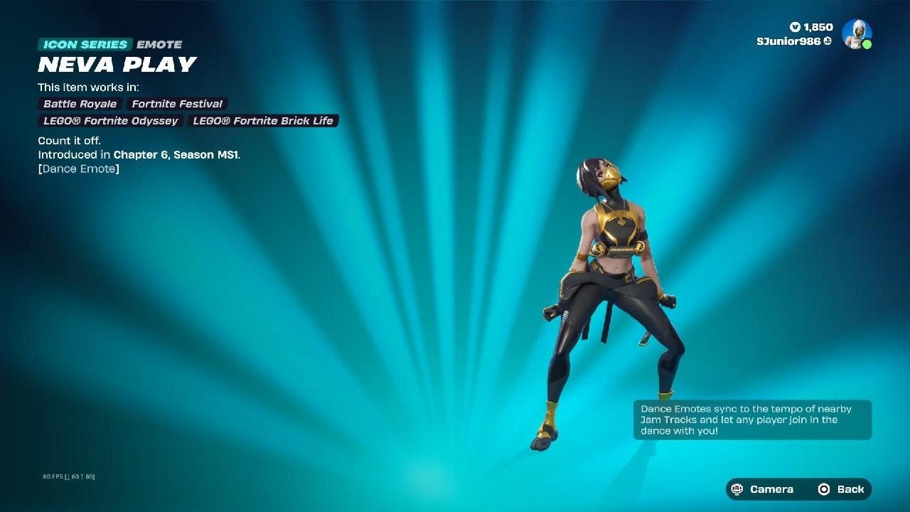 Fortnite_new neva play emote and i dont know song - YouTube