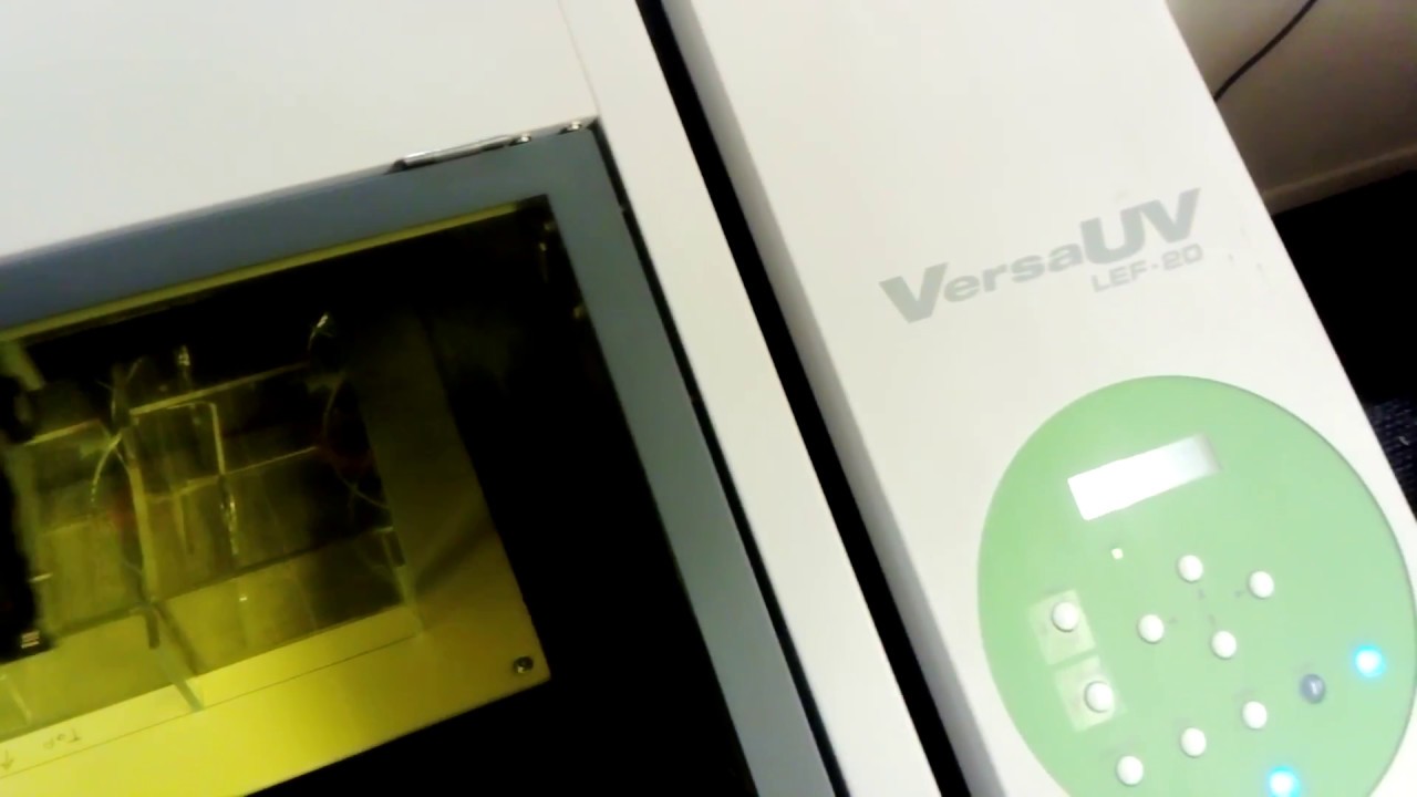 UV Printing on Perspex - POS Advertising - LEF20 - YouTube