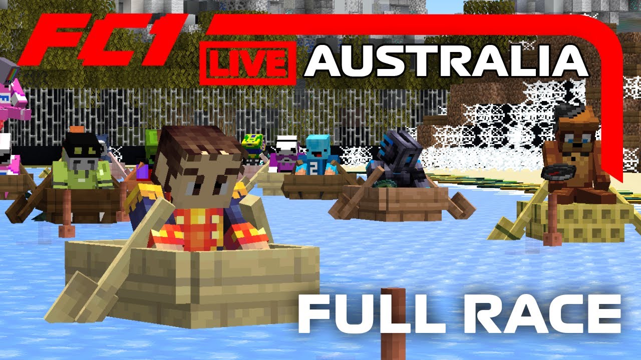 Australian Grand Prix in Minecraft | FC1 2024 - YouTube