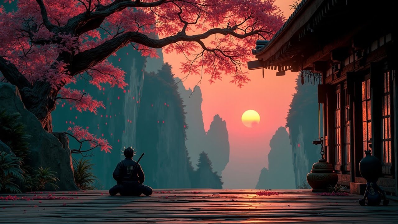 Serene Japanese Ambient Music | Traditional Flute Sounds for Deep Zen ...