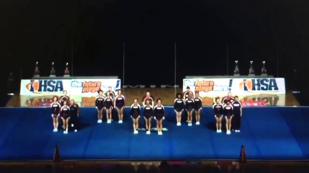 Conant Coed Cheerleading 2016 IHSA State Finals Clip - YouTube