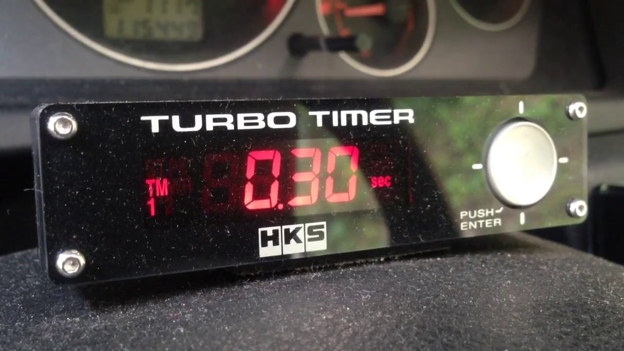 【EVOⅦ CT9A】HKS TURBO TIMER type-0 動作確認 - YouTube