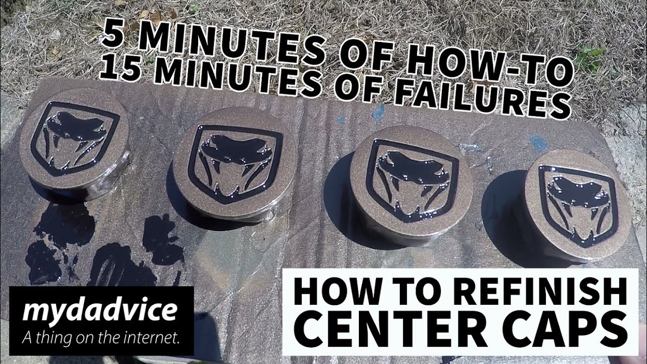 How to Refinish Center Caps (And How NOT To) - YouTube