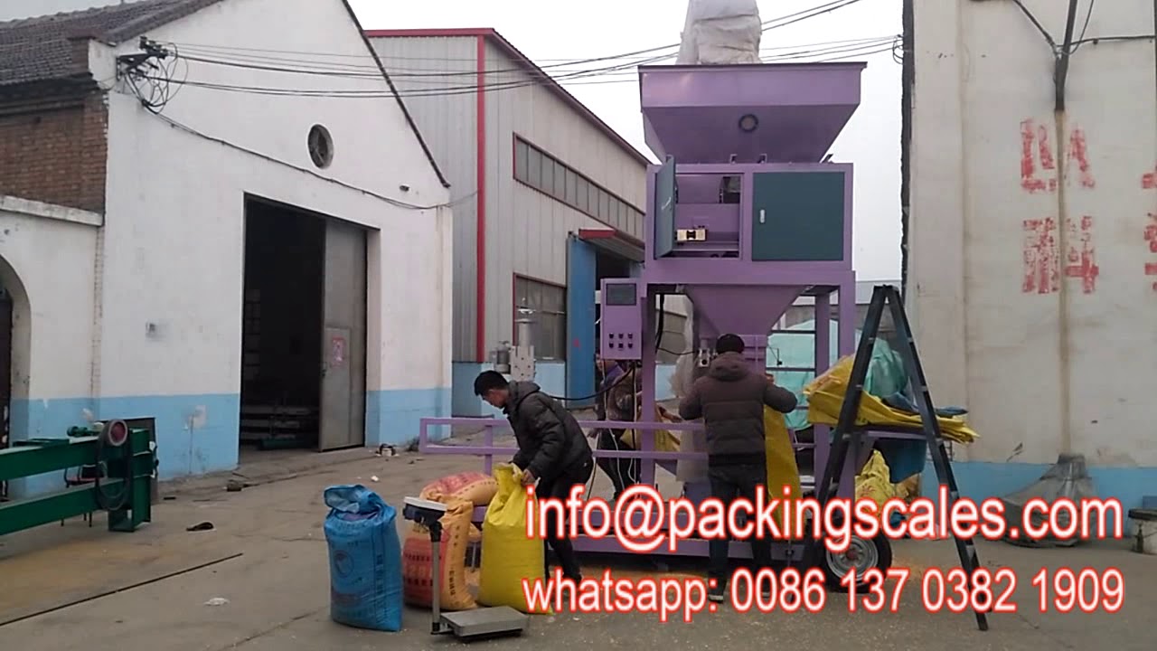 25kg Concrete Bagging Packing Machine - YouTube