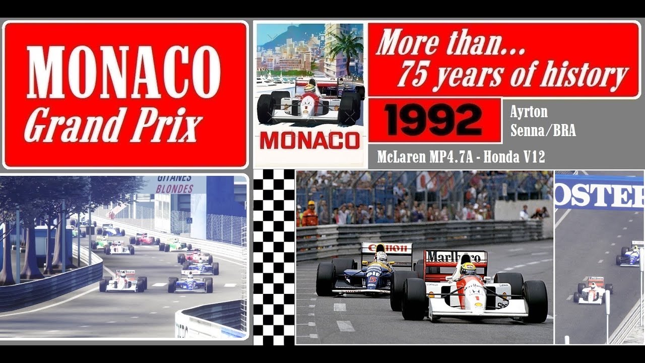 Monaco GP - RACE - More than 75 years of history - 1992 / McLaren ...