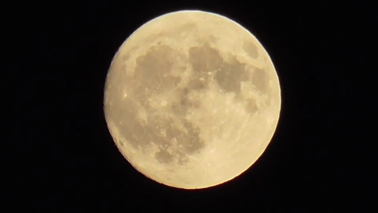Harvest Moon Above Perth Perthshire Scotland - YouTube