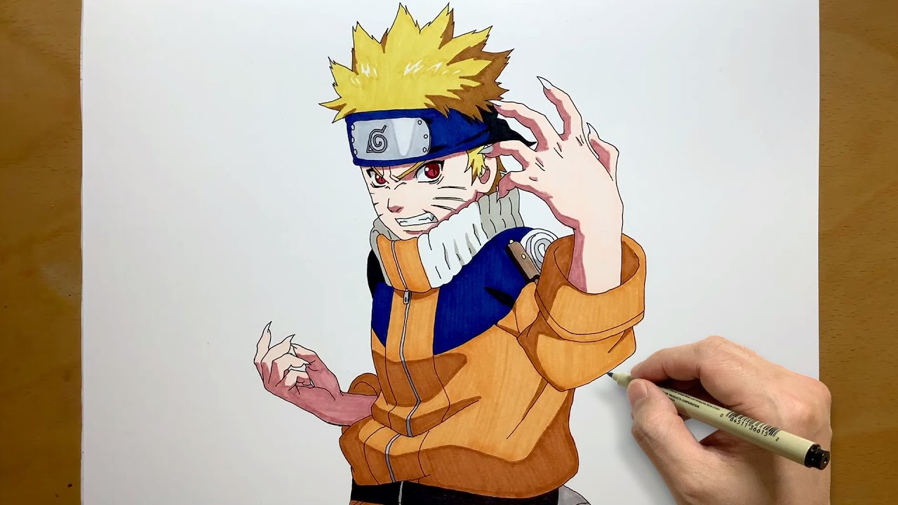 How to draw Kid Naruto from Naruto | step by step | draw anime ...