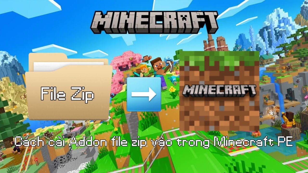 Hướng Dẫn Cách Cài Addon File Zip Vào Trong Minecraft| TrầnDuyTânGamer ...
