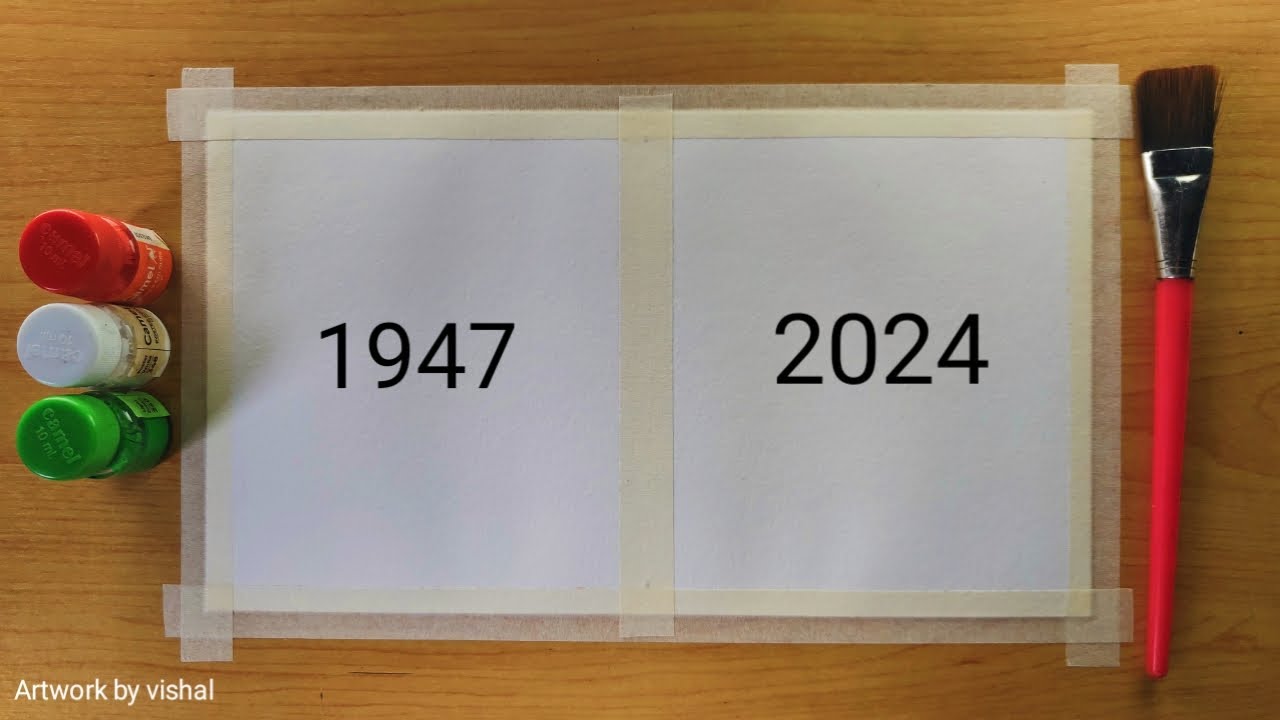 Easy happy independence day watercolor painting, independence day ...