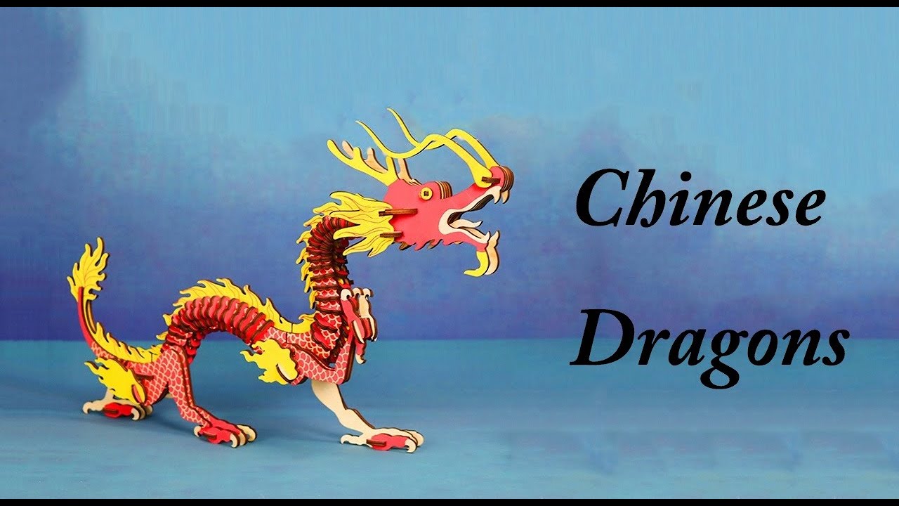 Chinese Dragon Model Kit | How to assembly 3D Puzzle - YouTube