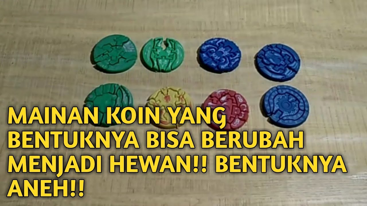 MAINAN KOIN YANG BISA BERUBAH MENJADI HEWAN! BENTUKNYA ANEH! - YouTube