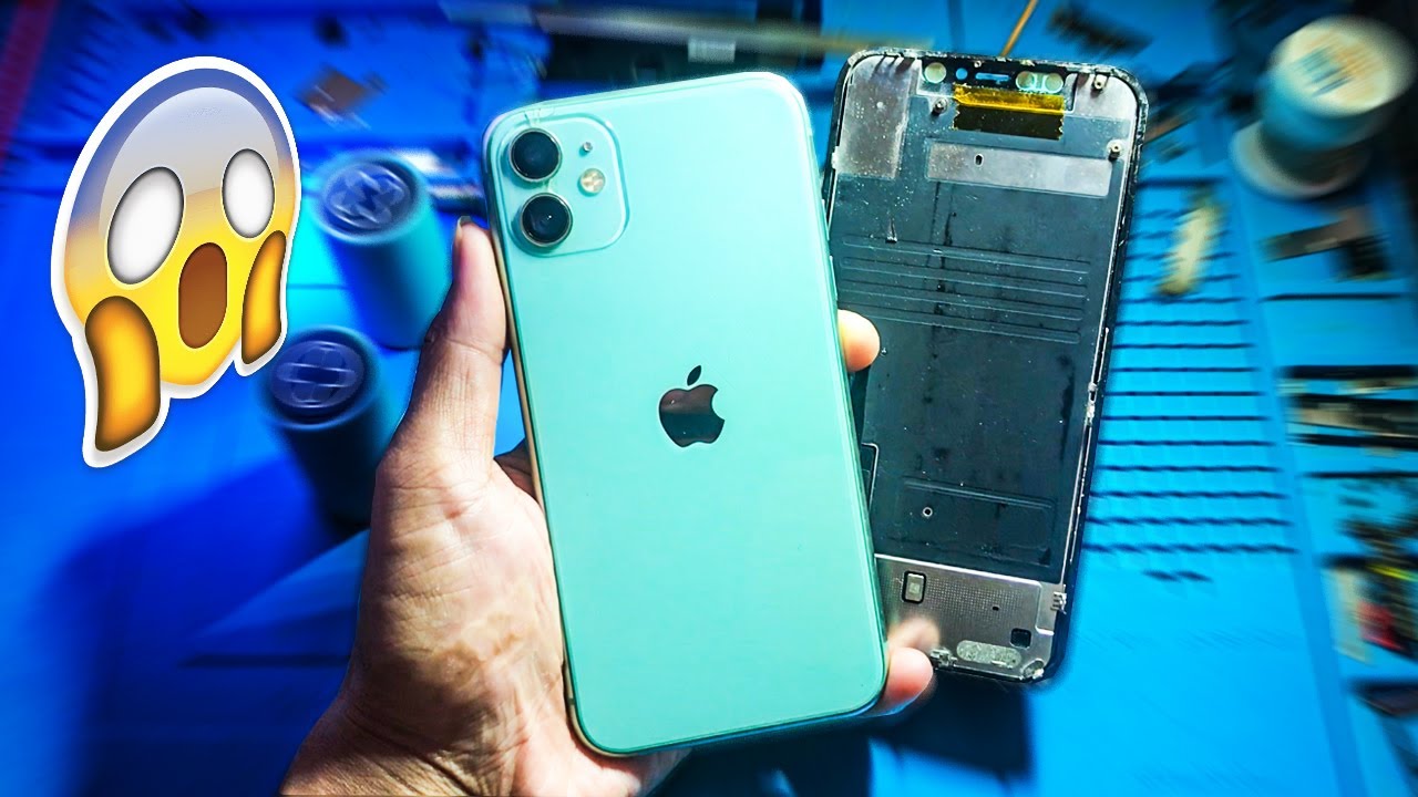 iPhone 11 LCD Broken Screen Replacement | Mobile Display Restoration - YouTube