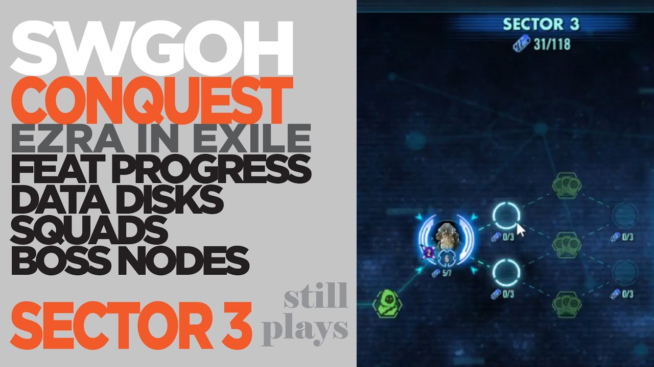 CONQUEST 16 | SECTOR 3 | Exile Ezra - Feats, Squads + Boss Nodes - Data ...