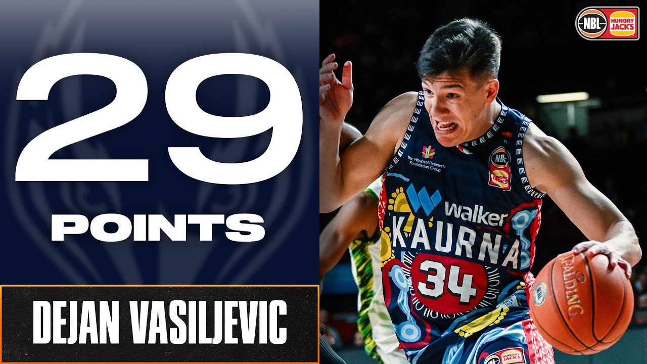 Dejan Vasiljevic 29 points vs. South East Melbourne Phoenix - Round 8, NBL24 - YouTube