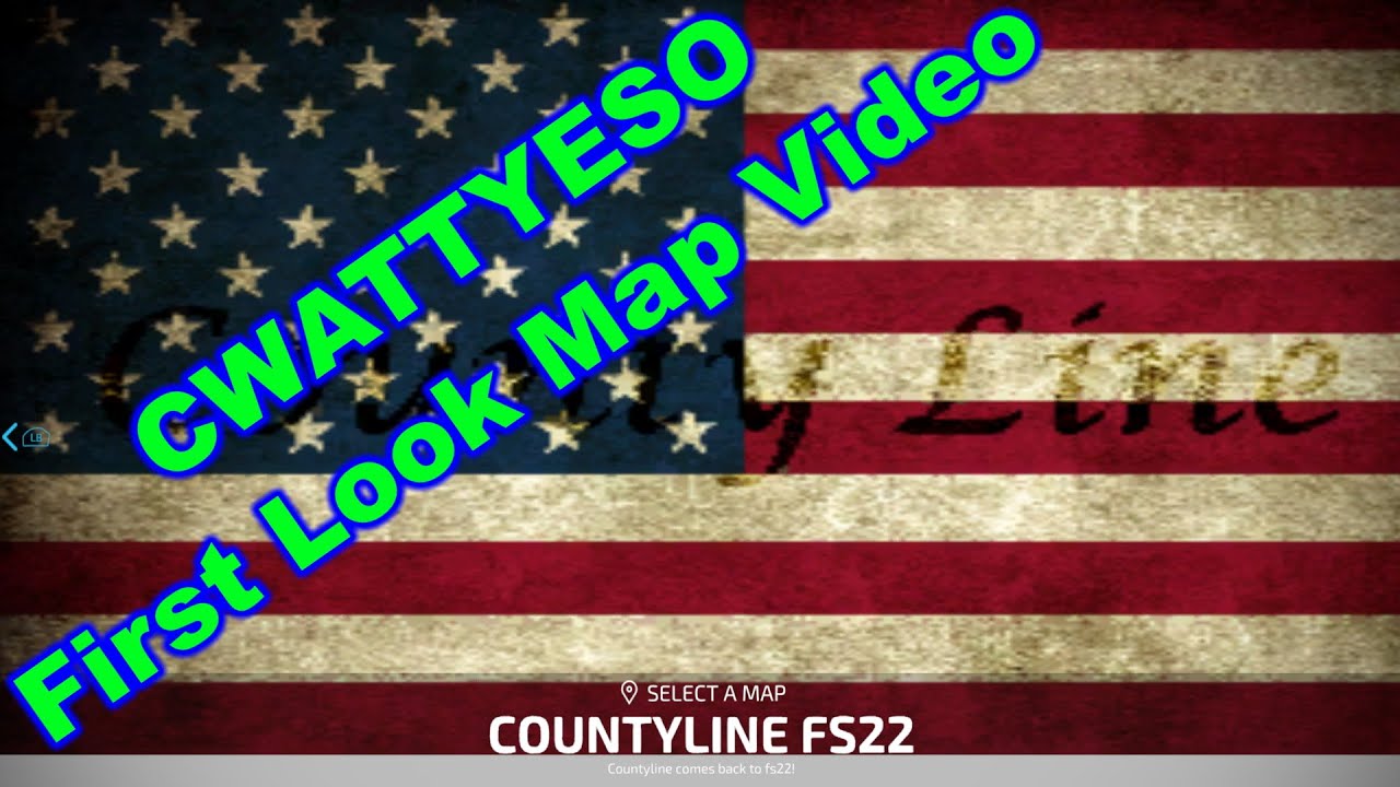 🚜 Farming Simulator 22 (FS22) County Line FS22 | 🌾 First Look Mod Map ...