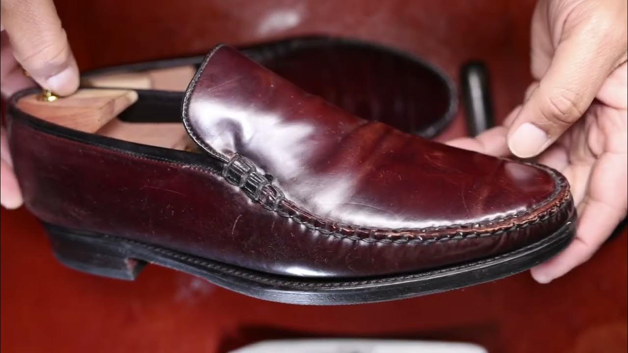 The Shellvedge Ebony Stick - A REVOLUTION in Shell Cordovan Shoe Care! - YouTube