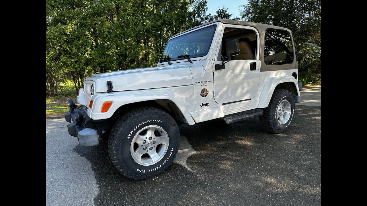 1999 Jeep Wrangler TJ Sahara Edition Engine Start - YouTube