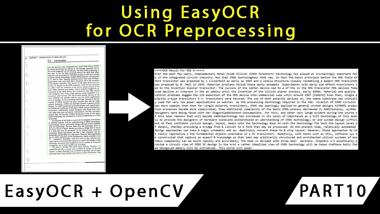 10.Using EasyOCR for OCR Processing - YouTube